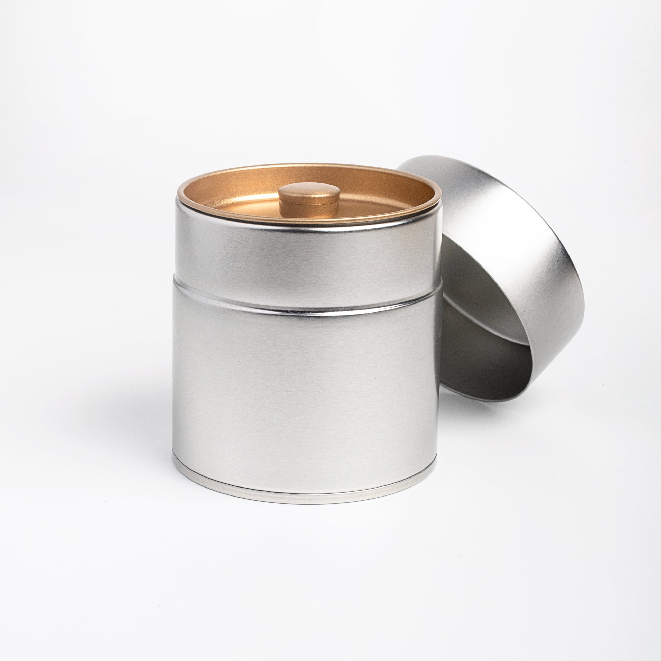 Kotodo Matcha Canister 100g - Classic Silver – With Miles Store